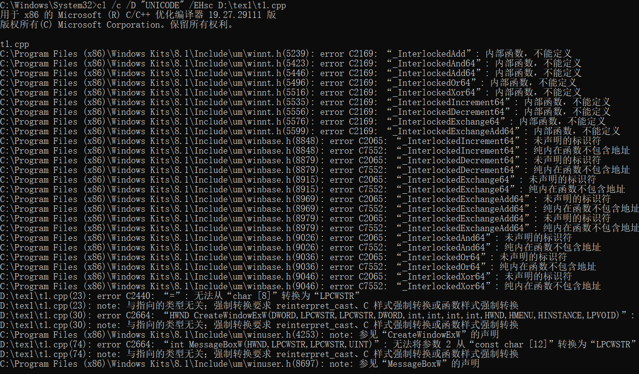 VS2019创建基于MFC的程序以及命令行工具cl.exe，linker.exe实现编译链接_vs2019命令行编译exe-CSDN博客