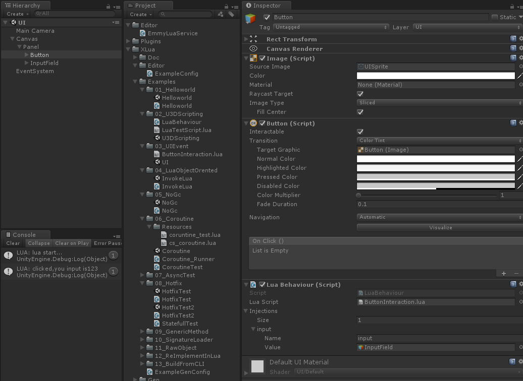 XLua官方Examples 03_UIEvent 怎么用lua来写UI逻辑_xlua 官方教程luabehaviour-CSDN博客