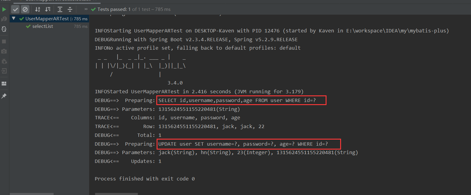 MyBatis-Plus 之AR模式_activerecord 模式 crud 必须存在对应的原始mapper并继承basemapper并-CSDN博客