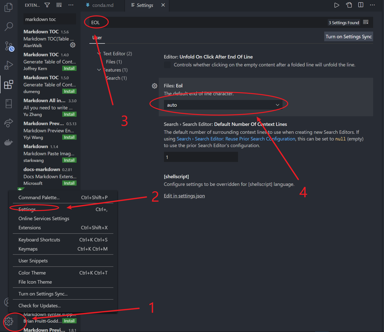 Windows下VSCODE使用MarkADown TOC插件，自动生成目录_markdown-toc-CSDN博客