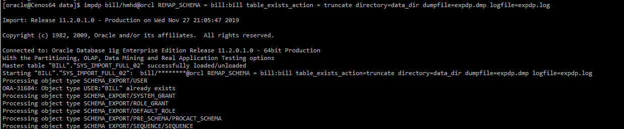 Oracle使用数据泵导入/导出数据（expdp/impdp）【图文教程】_expdp导出数据-CSDN博客
