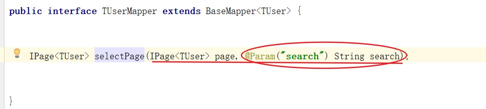 Parameter ‘search‘ not found. Available parameters are [ew, page, param1, param2 ...