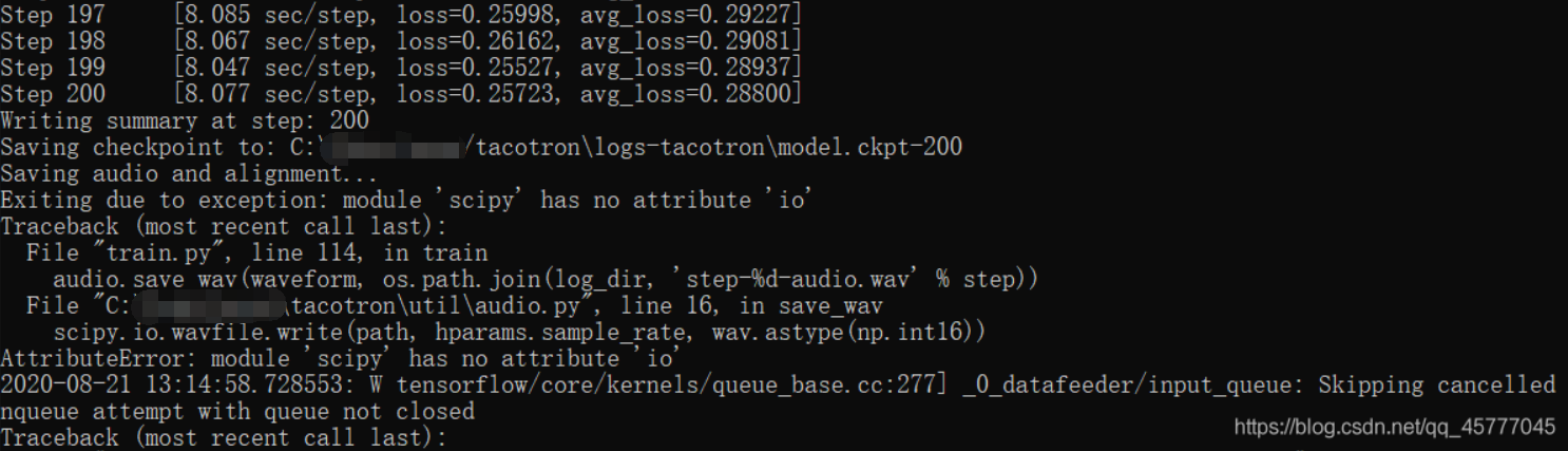 基于Tacotron模型的语音合成——代码实践-CSDN博客