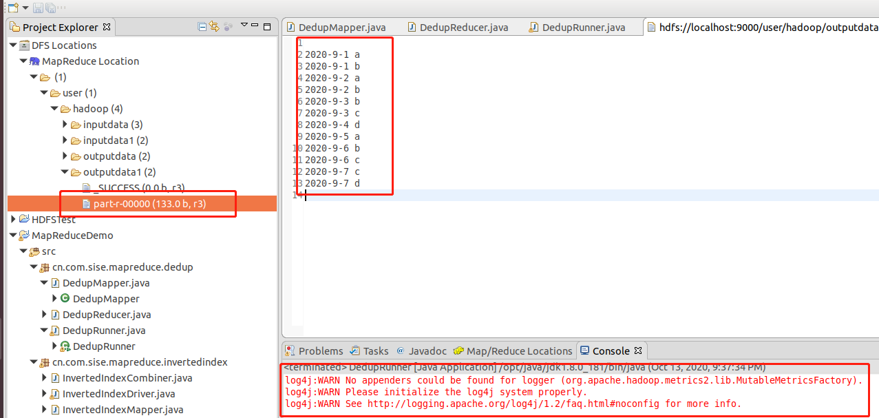 MapReduce经典案例实战_现有数据文本number.txt,内容如下所示,请编写mapreduce程序将该文本文件中重复的-CSDN博客