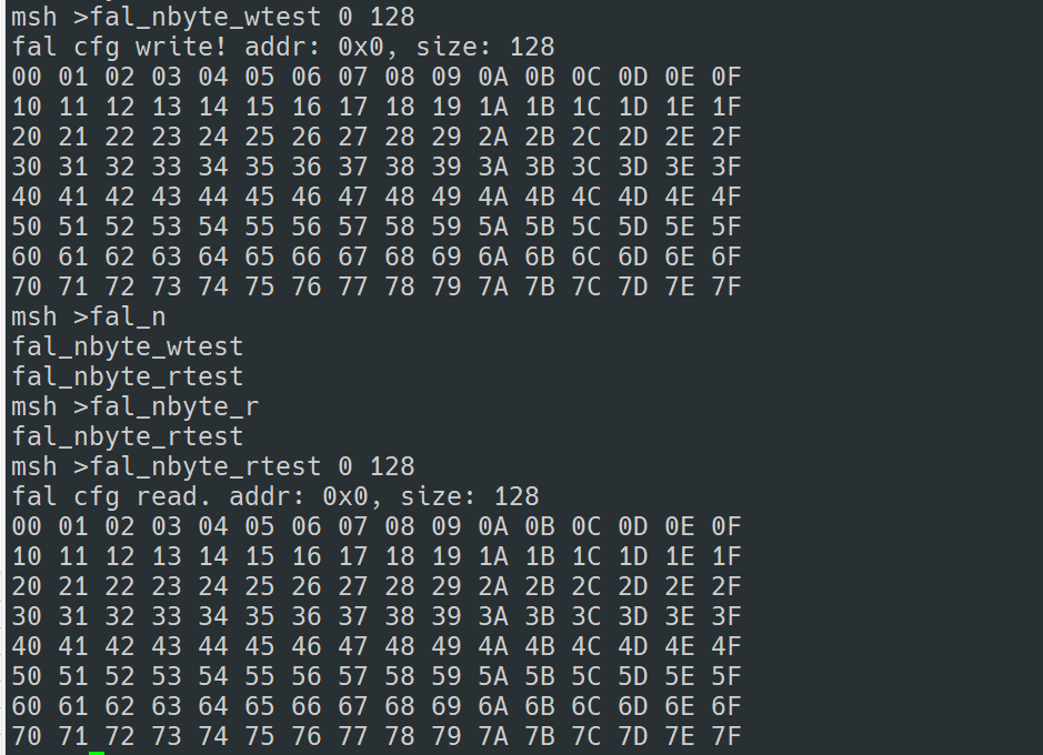 RT-Thread 使用FAL多字节读写FLASH_rtthread使用fal操作flash-CSDN博客