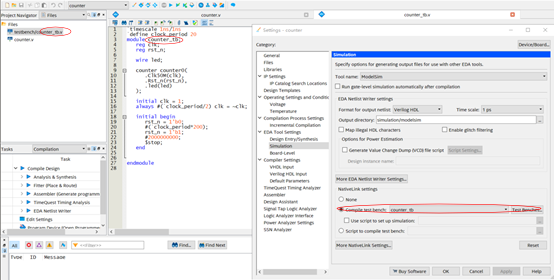 在Quartus中调用Modelesim时仿真出现“Error:Failed to find design unit work“可能的解决方法_failed to find design ...