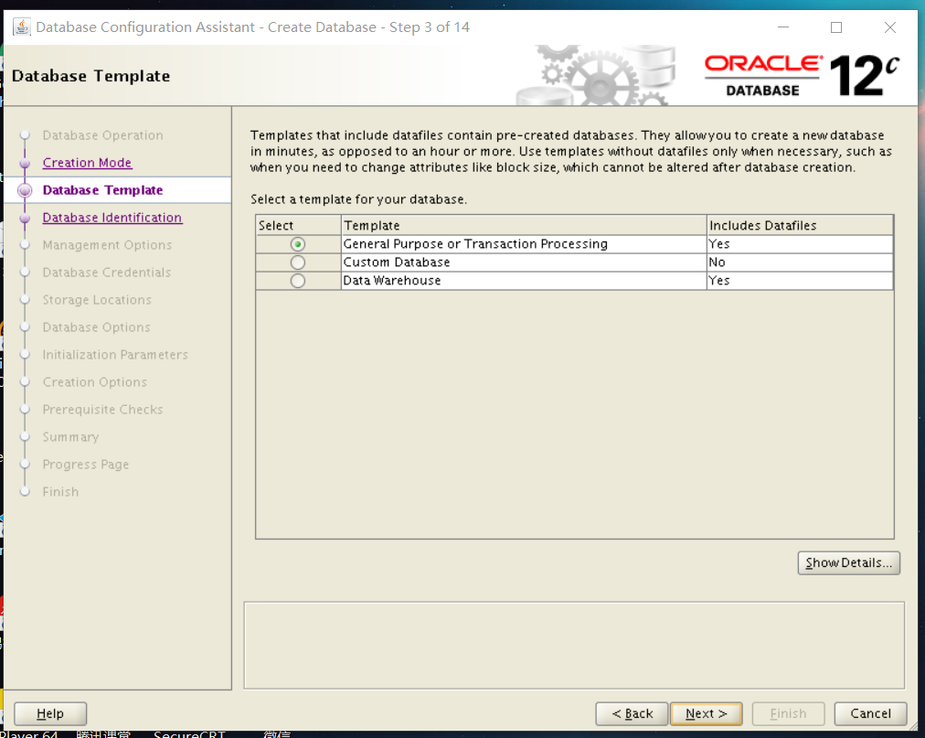 Oracle12C 通过DBCA创建CDB_oracle dbms xdb-CSDN博客