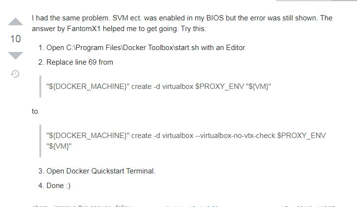 docker This computer doesn’t have VT-X/AMD-v enabled .Enabling 错误_docker this computer doesnt ...