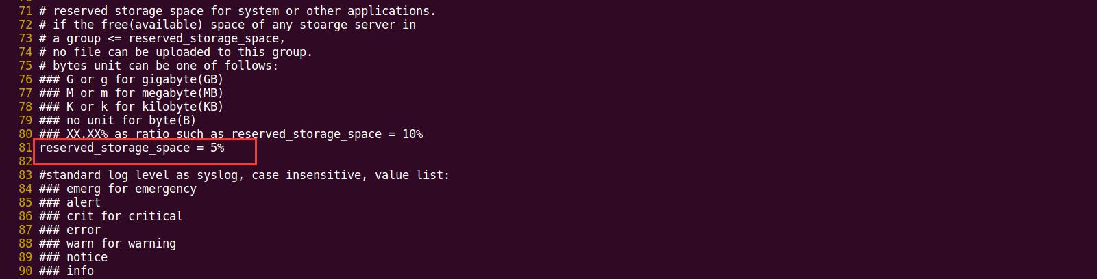 FastDFS报错 fdfs_client.exceptions.DataError: [-] Error: 28, No space left on device_com.github ...