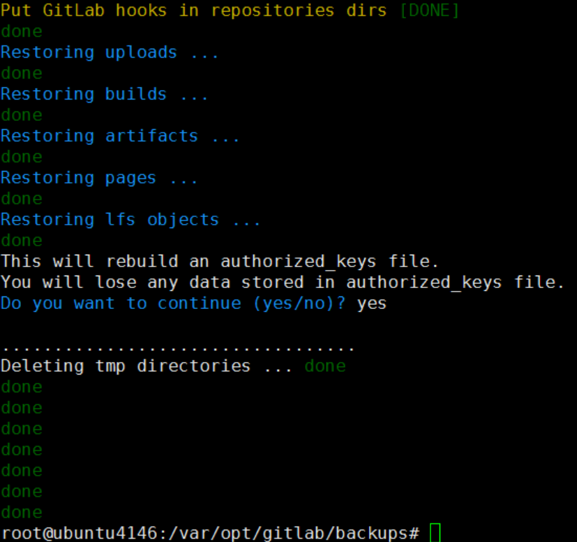 Gitlab备份恢复与迁移_don't know how to build task 'gitlab:import:repos'-CSDN博客