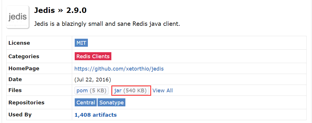 官网下载最新版 jedis 的 jar 包_jedis jar包下载-CSDN博客