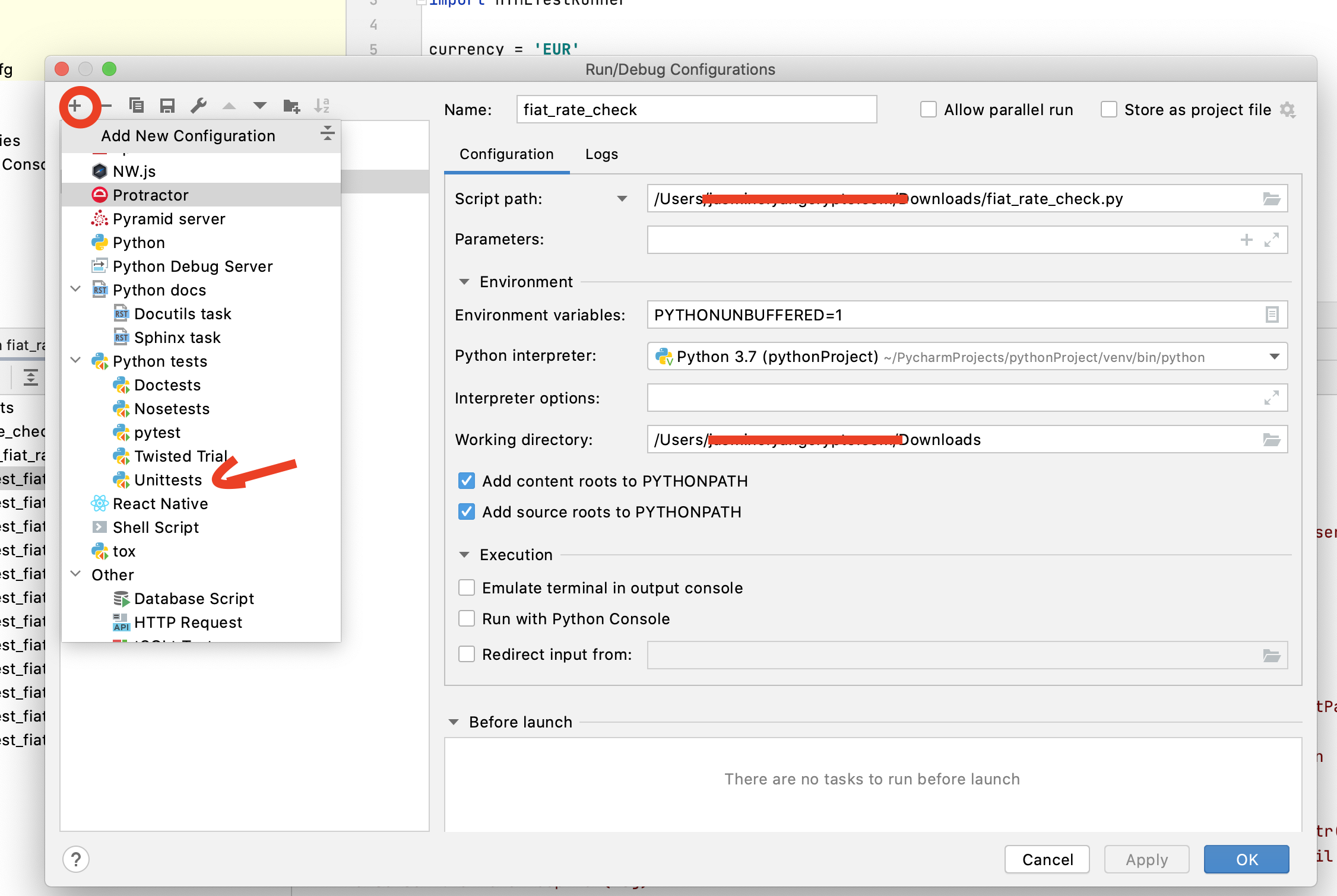 Pycharm 设置unitttest 运行模式_pcharm修改unittes-CSDN博客