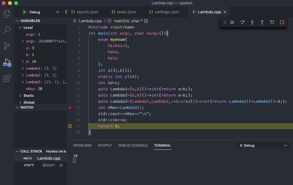 C++ Lambda表达式不能捕获当前作用域的枚举，可以捕获另一个Labmda表达式，前者不必为后者传递捕获后者的捕获列表_cannot be captured because it does ...