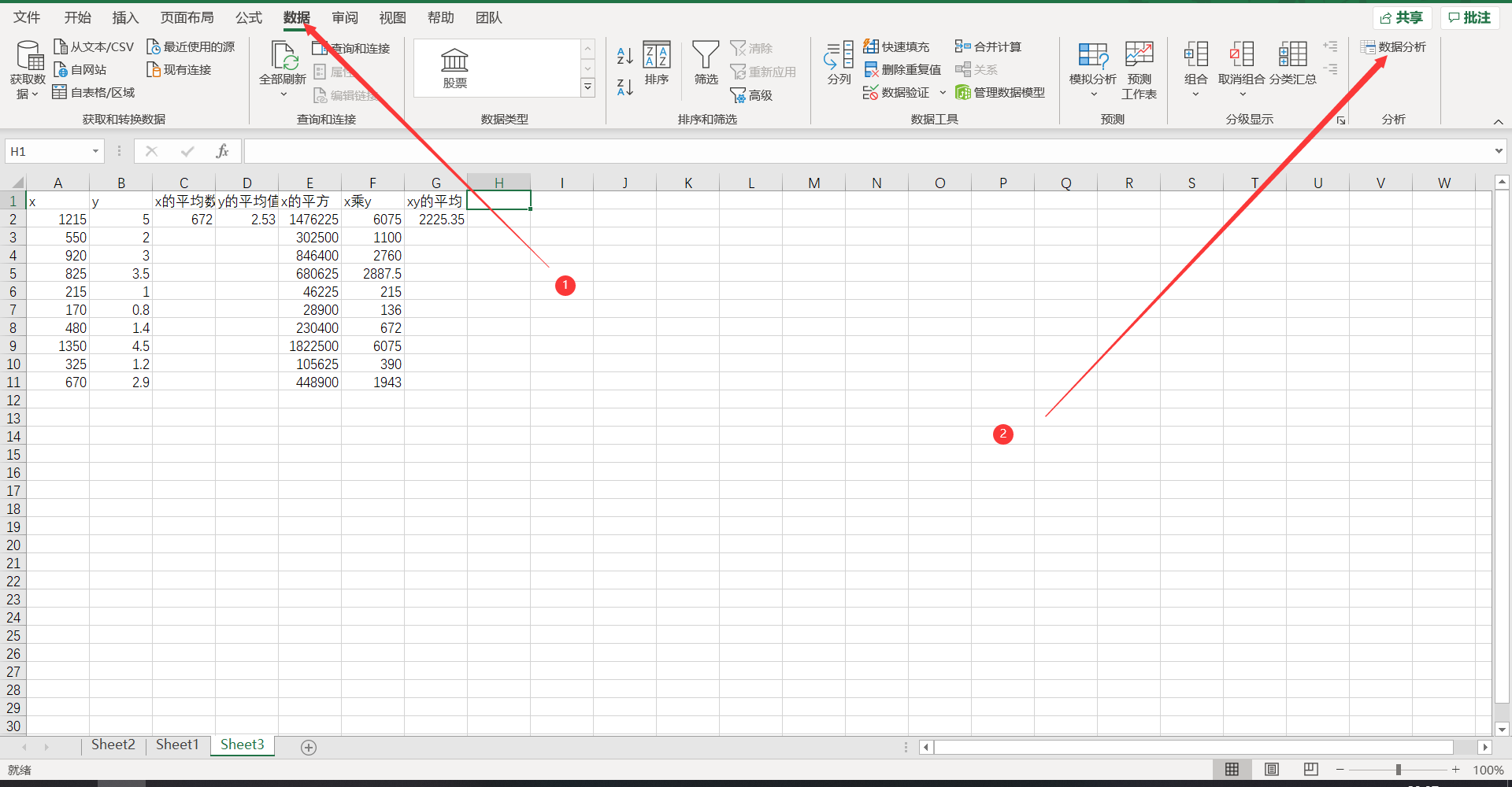 用Excle工具利用最小二乘法求回归方程_excel最小二乘法求回归方程-CSDN博客