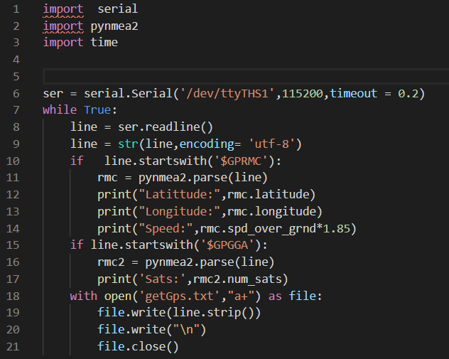 jetson nano使用python读取解析GPS数据（GPRMC,GPGGA）。_jstson nano gps-CSDN博客