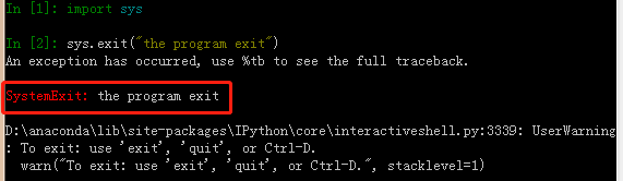 Python中断程序执行(不抛出异常) Csdn博客