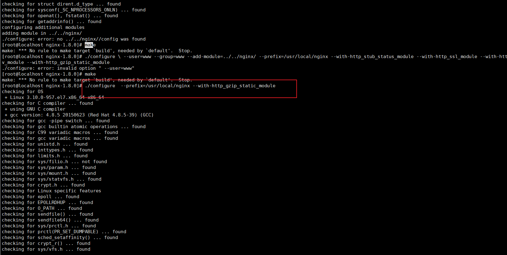 unknown directive “gzip_static“ 解决-CSDN博客