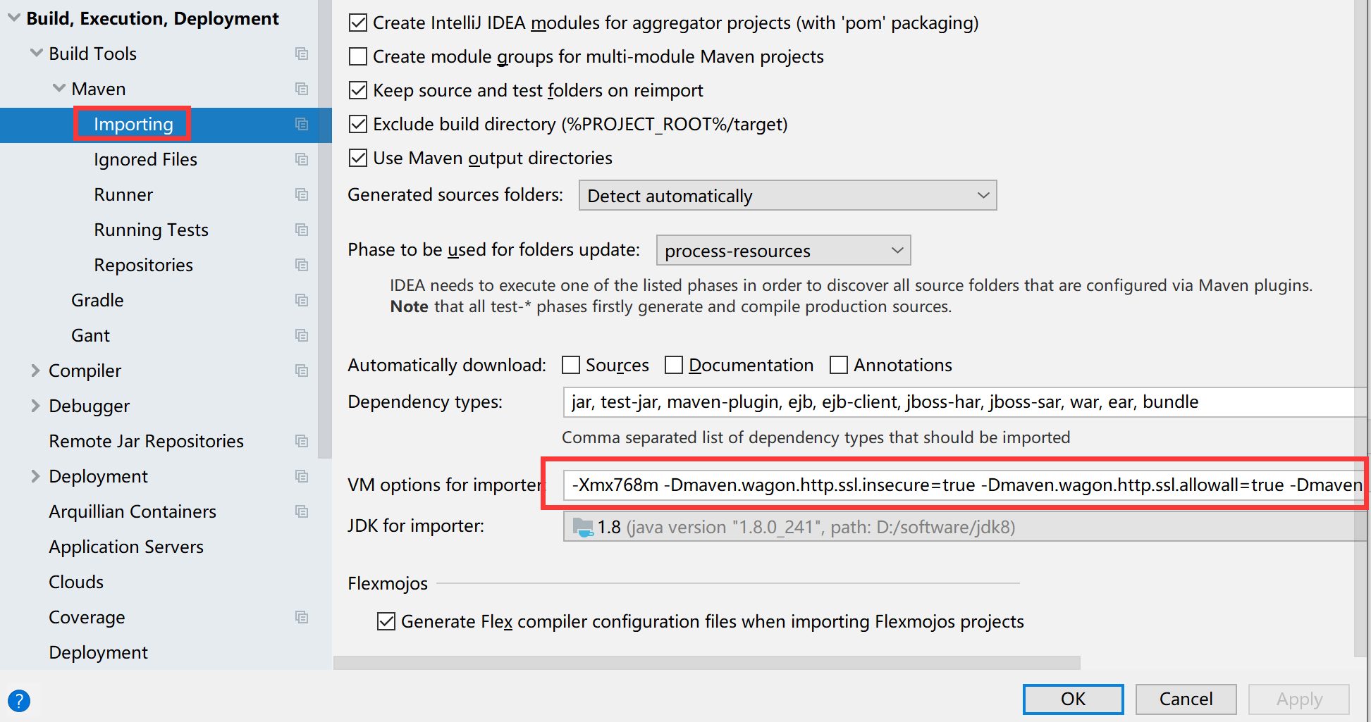 配置阿里云镜像后maven不能使用（装了证书还是不能用，配置了Runner的VM Options也不能用）_check your maven runner vm options. open ...