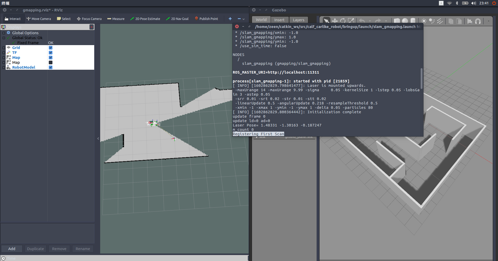ROS机器人仿真（Ackermann 转向机构）_rviz teb规划-CSDN博客