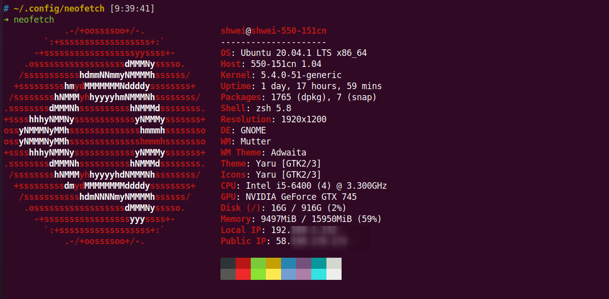 MacOS终端 Iterm2 美化 zsh 配合 neofetch 个性化显示系统信息_mac neofetch-CSDN博客