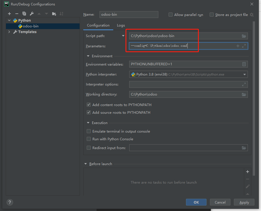 windows 10 PyCharm ODOO 开发环境搭建_odoo17企业版 虚拟环境-CSDN博客