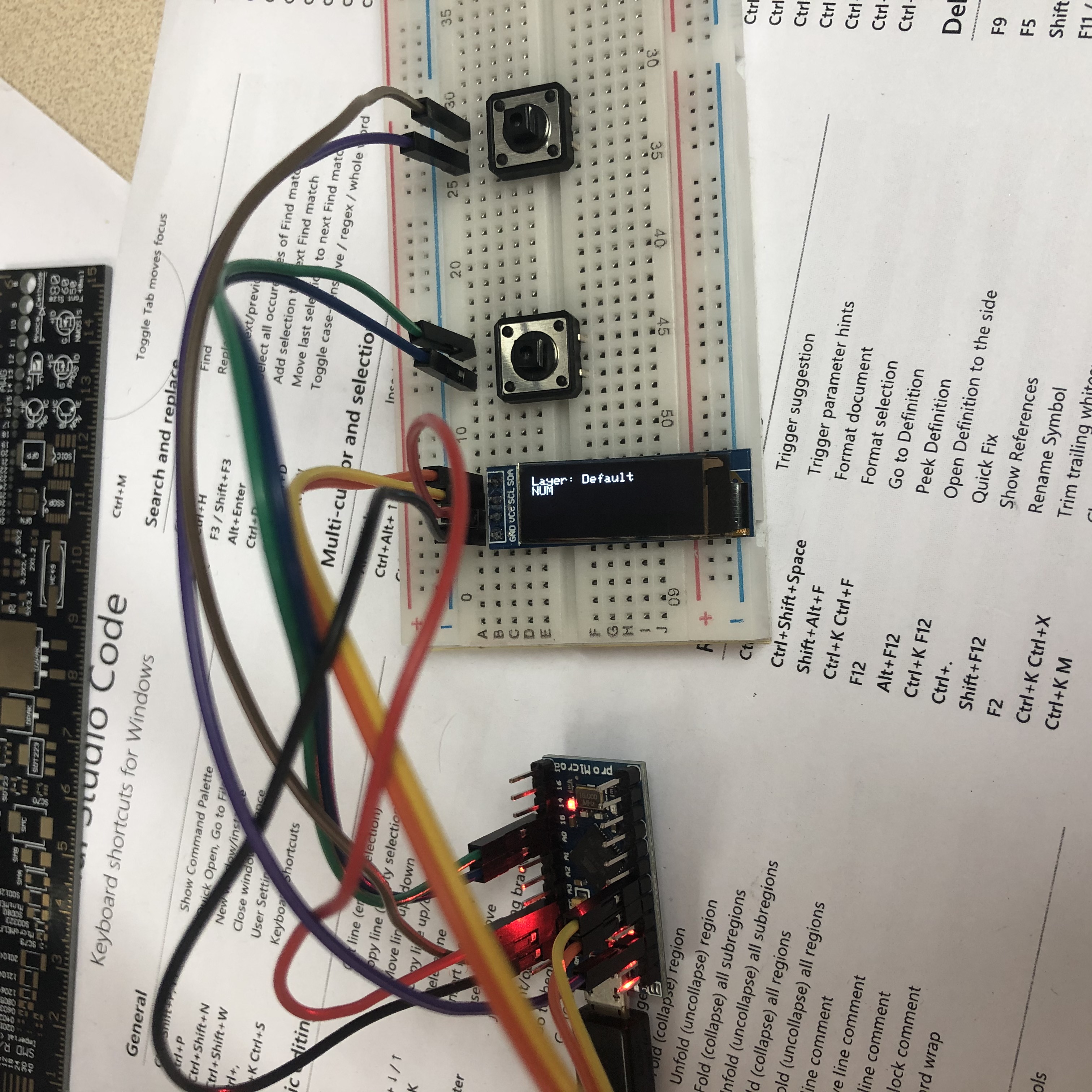 Add an OLED display to the QMK keyboard - Programmer Sought