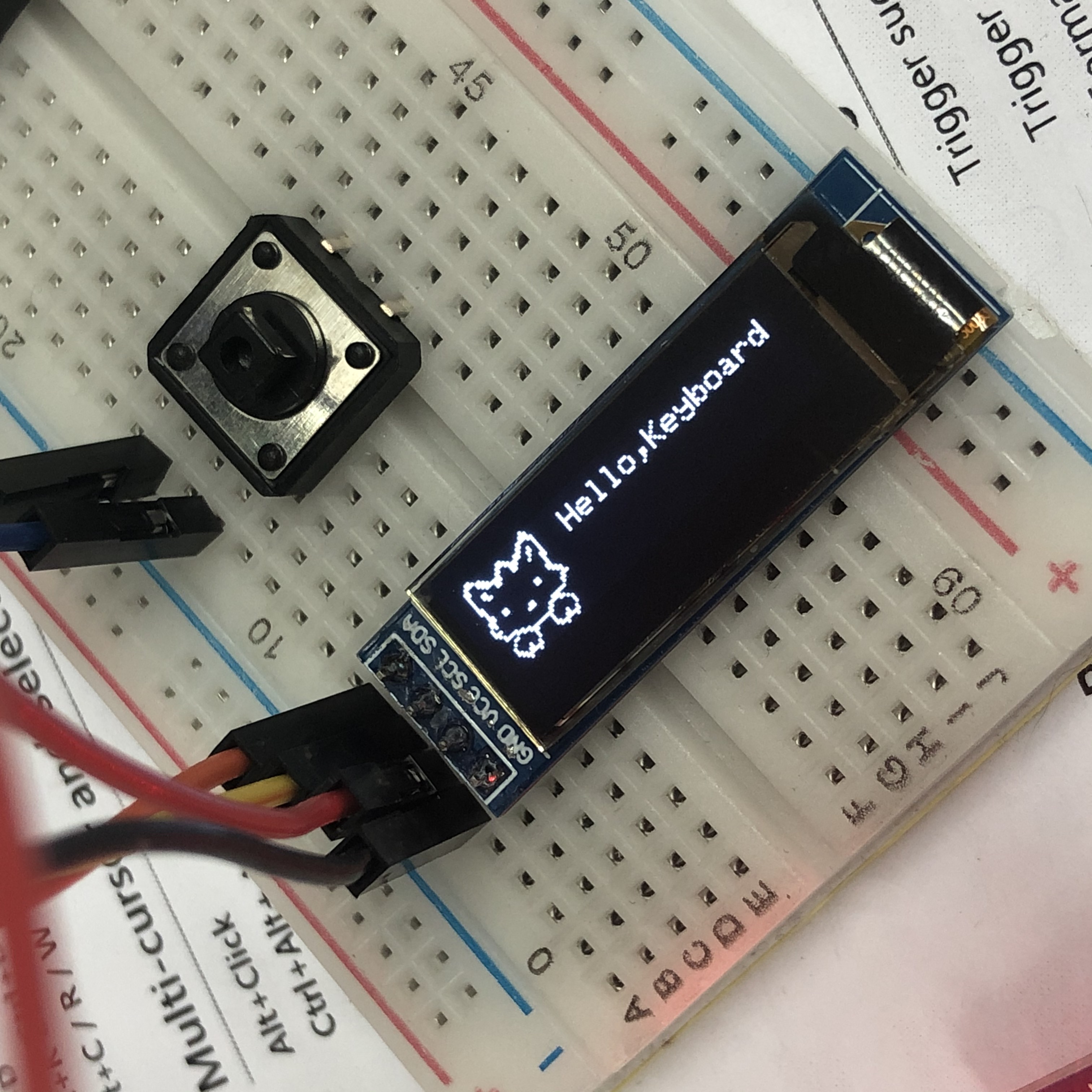 Add an OLED display to the QMK keyboard - Programmer Sought