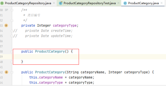 运行报错error29 41 Java 无法将类 Comimoocdataobjectproductcategory中的构造器 Productcategory应用到给定类型eoi 8299