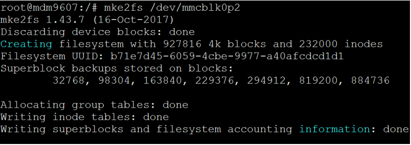 Linux下eMMC,SD卡格式化和分区管理_linux查看emmc大小-CSDN博客