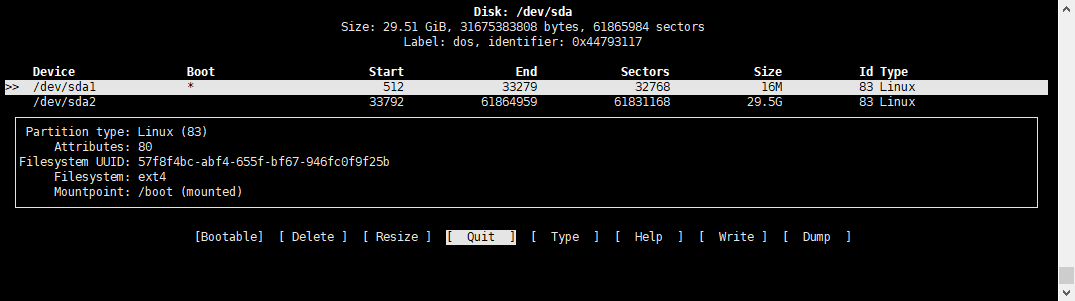 cfdisk 命令_openwrt cfdisk-CSDN博客