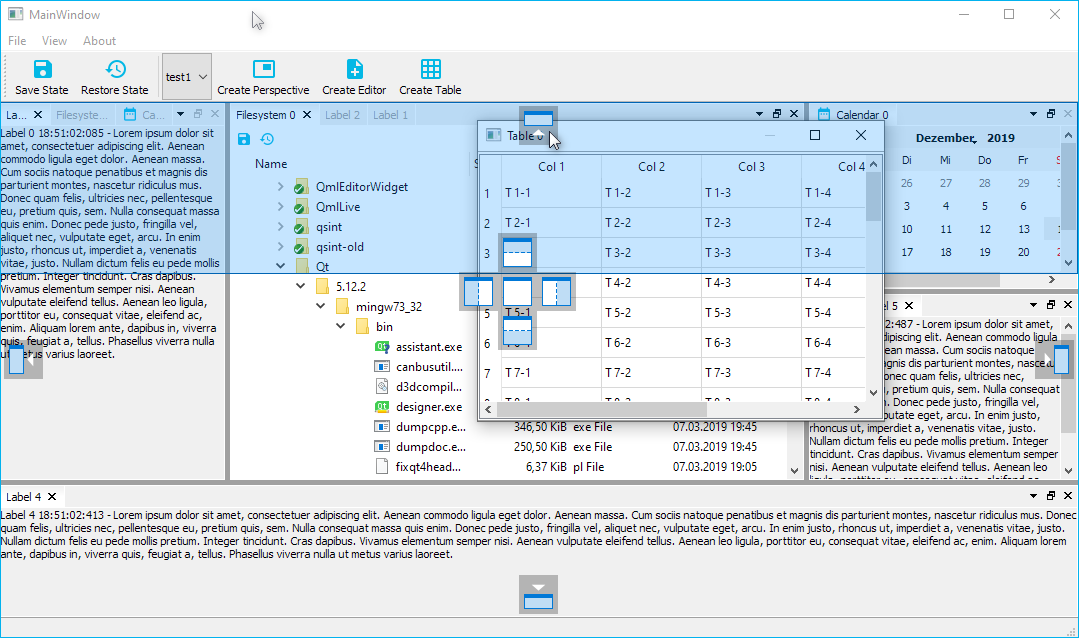 Qt5.12实现Visual Studio 2019 拖拽式Dock面板-Qt-Advanced-Docking-System-CSDN博客