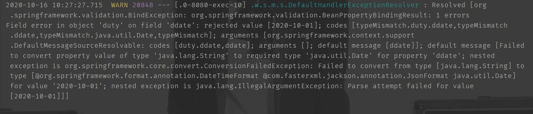 Failed To Convert Property Value Of Type Java Lang String‘ To Required Type ‘java Util Date