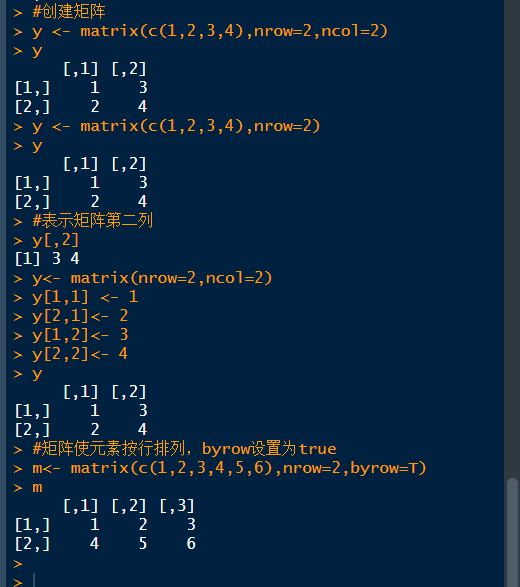 R语言入门-矩阵_r输入矩阵-CSDN博客