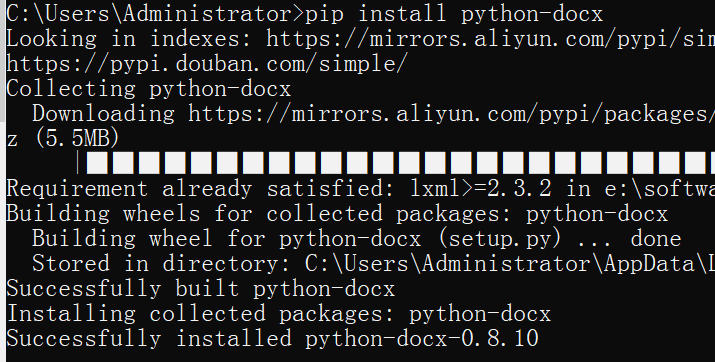 python安装的docx出错 No module named ‘exceptions‘_no module named excetion doc-CSDN博客