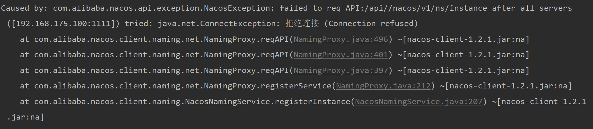 目前我所遇到的 NacosException: endpoint is blank - 程序员大本营