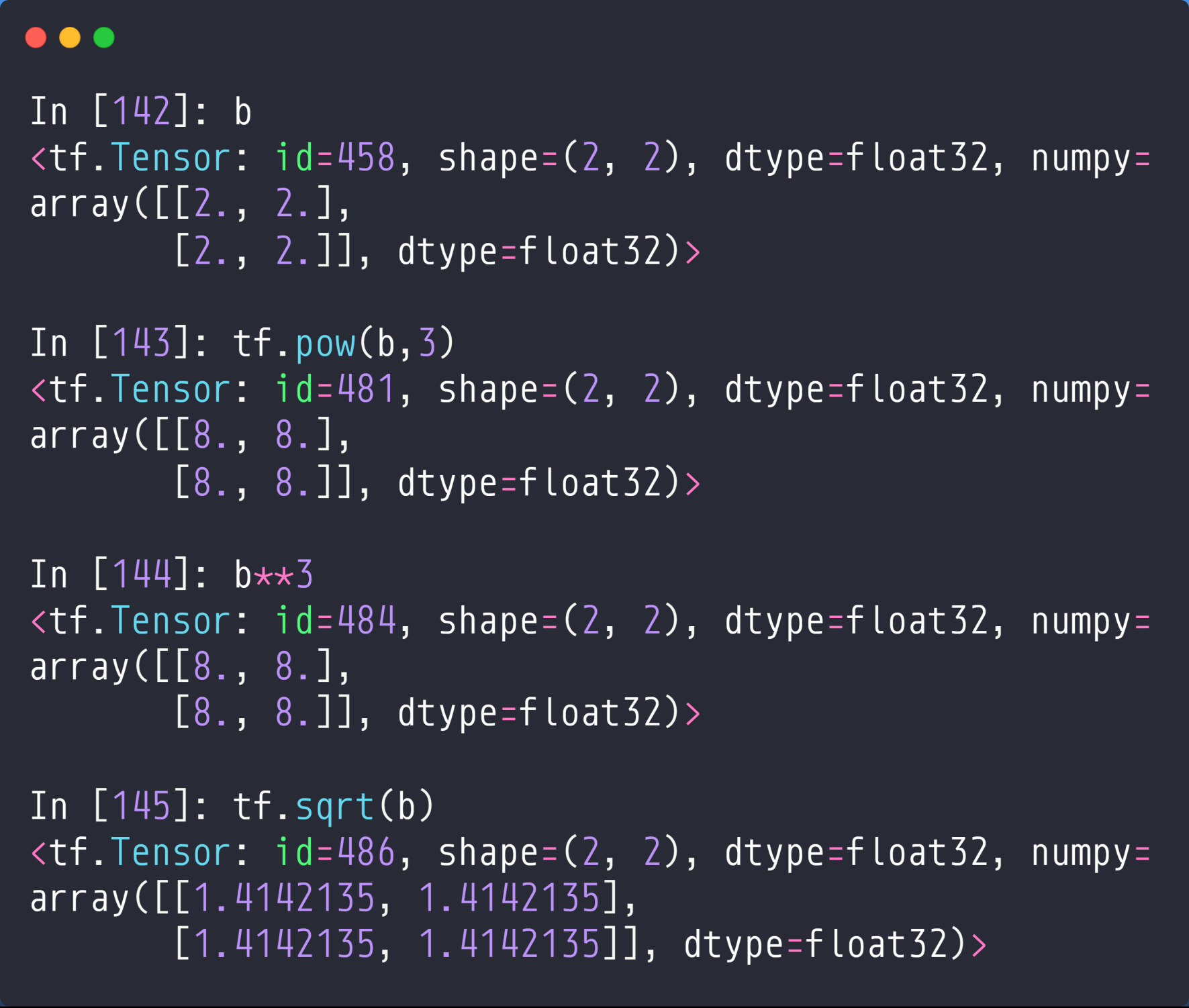 TensorFlow语法（2）_stateflow中sqrt-CSDN博客