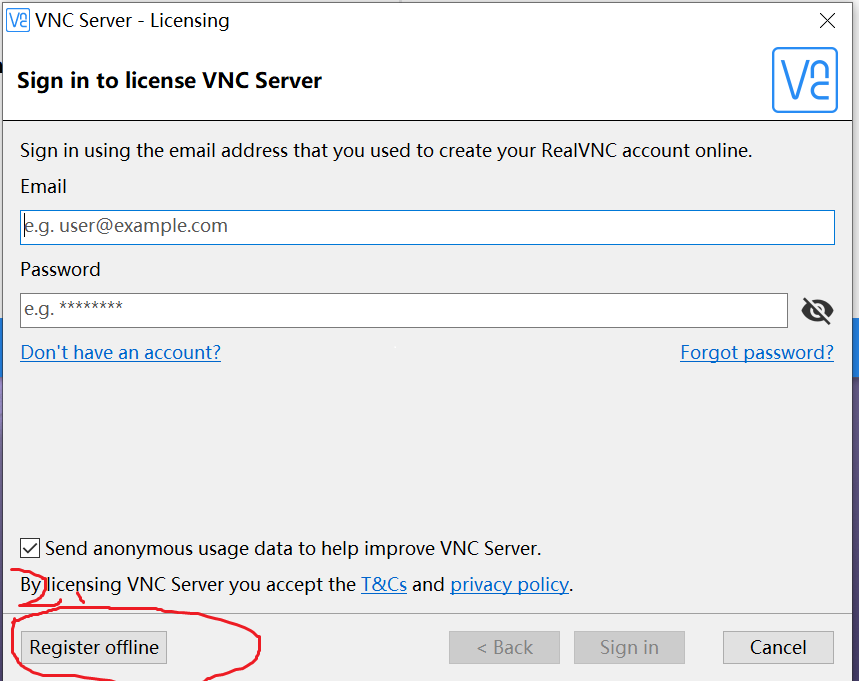 vnc安装配置_vnc server offline license-CSDN博客
