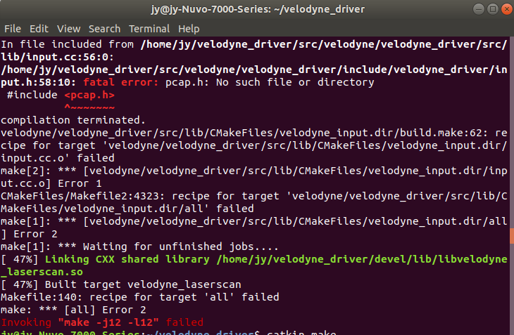 ubuntu18.04 安装velodyne HDL-32E激光雷达驱动的安装以及使用以及出现问题记录_hdl-32 slam-CSDN博客