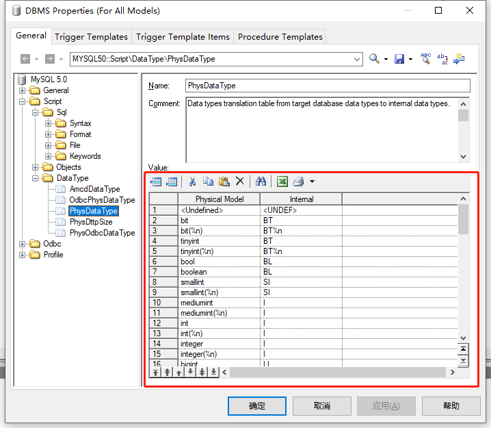 PowerDesigner 如何自定义Data Type_powerdesigner配置datatype转换-CSDN博客