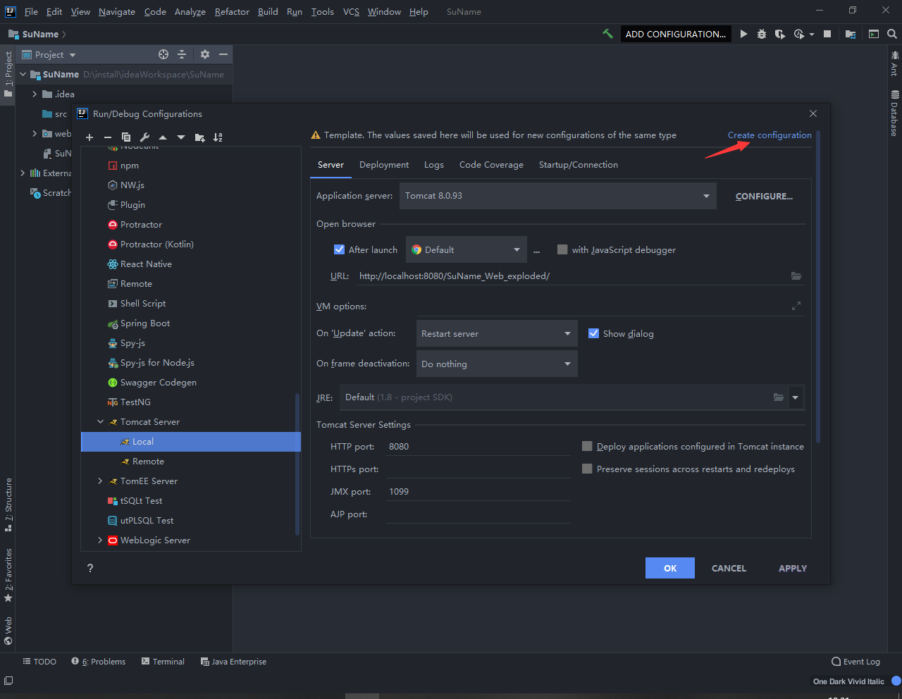IDEA 2020 配置Tomcat（详细）_idea2020 配置tomcat项目-CSDN博客