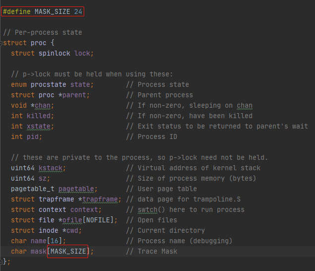 Mit6.S081-实验2-System calls_mits081. proc.c文件-CSDN博客