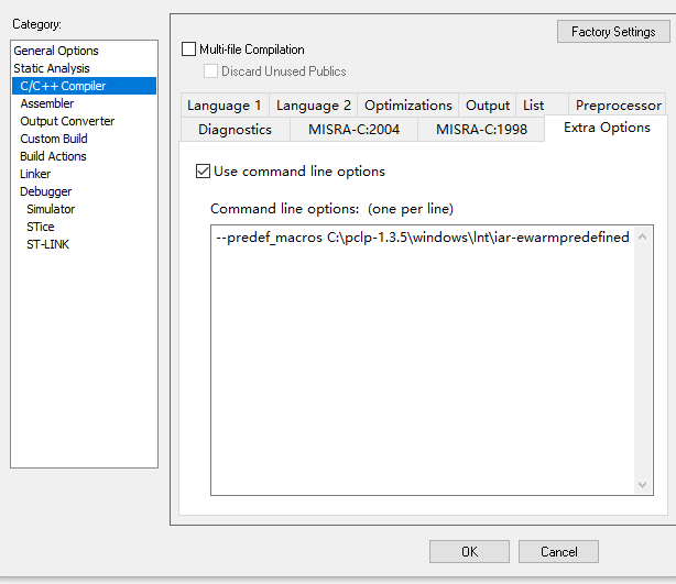 IAR下集成PC-lint代码静态分析工具_iar pc-lint-CSDN博客