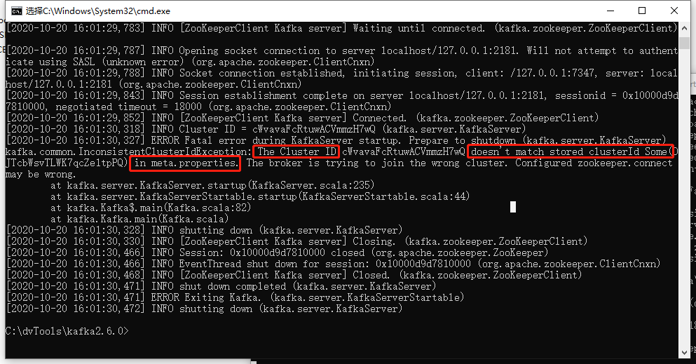 win10系统下kafka的安装及启动，配套zookeeper环境的搭建及启动_kafka启用需要借用-CSDN博客
