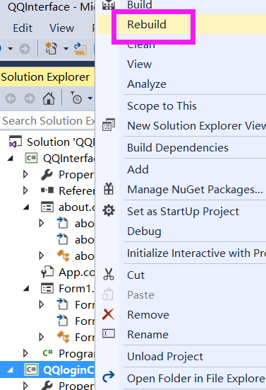 C# 引用自定义的项目空间出现“Are you missing a using directive or an assembly ...