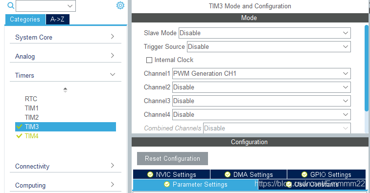 Stm32cubemx配置定时器主从模式,发送指定个数脉冲,驱动步进电机精确启停stm32 使用定时器发送单个脉冲的pwm波 Csdn博客 0527