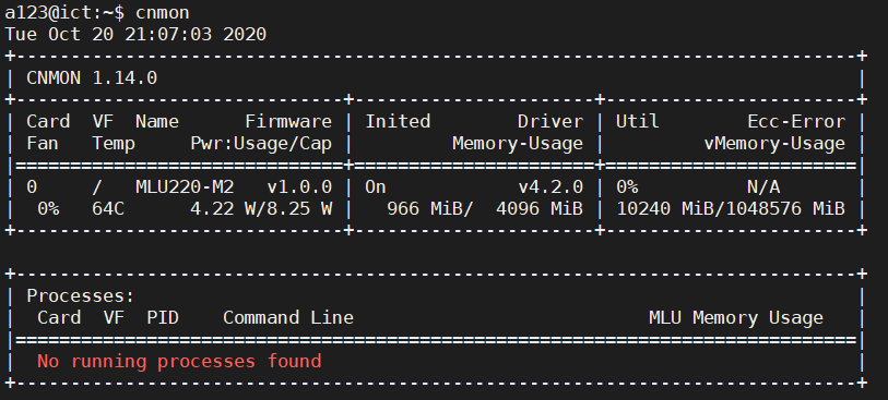 寒武纪如何查看mlu的运行状态_cnmon-CSDN博客