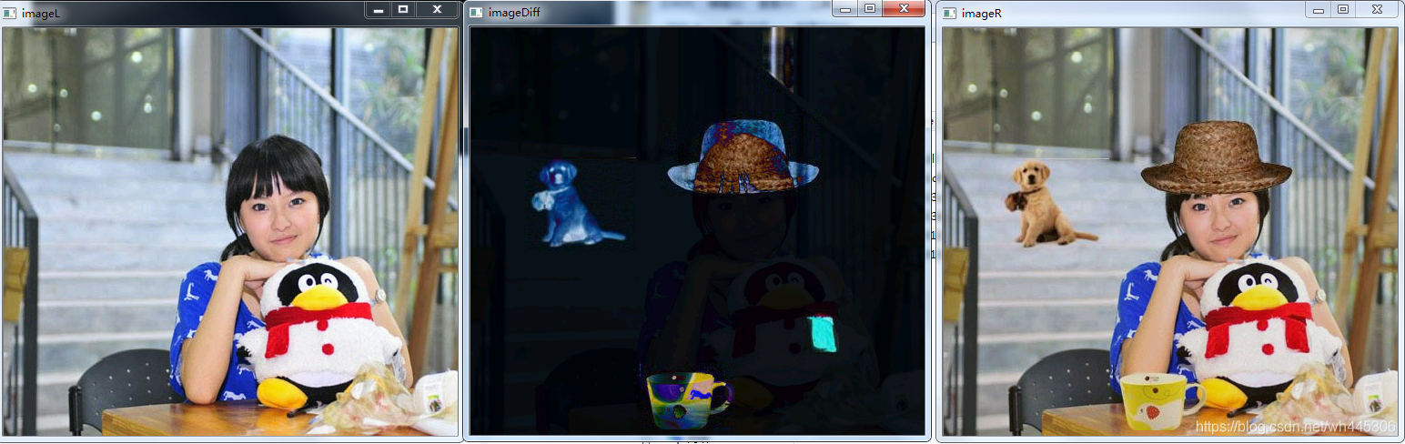 Delphi中小试opencv 图像差异对比(大家来找茬辅助实现cvabsdiff函数的使用)delphi Opencv Csdn博客