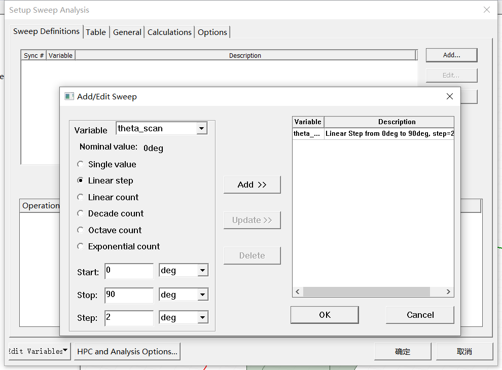 [HFSS] Floquet port scan angle setting - Programmer Sought