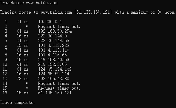 TraceRoute的实现（Windows下 C/C++ 基于原始套接字）_udp traceroute在window下c语言实现-CSDN博客