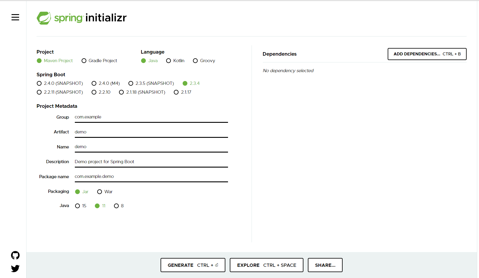 从官网创建下载 SpringBoot 项目_springboot 项目官网配置下载-CSDN博客